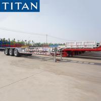 China TITAN 45FT Aluminum Alloy Shipping Container Skeleton/Skeletal Semi Trailer for sale