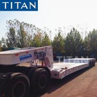 China TITAN Front Loader Gooseneck Lowbed Trailer for sale