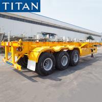 China TITAN Skeleton Semi-Trailer For Carry Container Transportation for sale