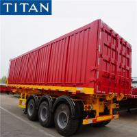 China 2/ 3 axles hydraulic container tipper dump chassis semi trailer for sale