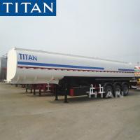 China 3 axles 54000lts aluminum tanker trailer with European system for sale