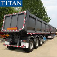 China TITAN 30/35 Cubic Meters rock dumper Tipping Trailer dump truck for sale for sale