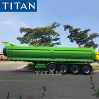 China TITAN 30/35 Cubic Meters Dumper tractor tipper semi trailer for sale for sale