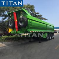 China TITAN 30/35 Cubic Meters Dumper tractor tipper semi trailer for sale for sale