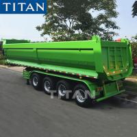China TITAN 30/35 Cubic Meters Dumper tractor tipper semi trailer for sale for sale