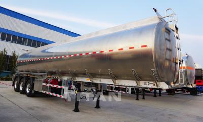 China TITAN 35-40cbm aluminum box propane oil tanker truck trailer for sale for sale