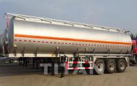 China TITAN 35-40cbm aluminum box propane oil tanker truck trailer for sale for sale