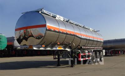 China TITAN 30000-60000 liters stainless steel oil tanker truck trailers for sale for sale