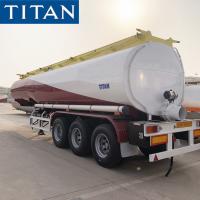 China TITAN 30/35cbm fuel tanker monoblock semi trailer manufacturers for sale