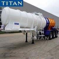 China TITAN 19/23cbm chemical acid fuel tankers trailer for sale near me for sale