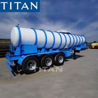 China TITAN 19/20cbm chemical acid fuel tanker semi trailers for sale for sale