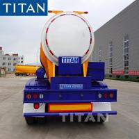 China TITAN 19/20cbm chemical acid fuel tanker semi trailers for sale for sale