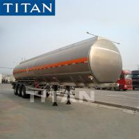 China 36000ltr and 40000ltr aluminum alloy fuel tanker trailer-TITAN for sale