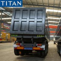 China Dump Tipper Tipping Truck Trailer with Hydraulic Cylinder for Zambia for sale