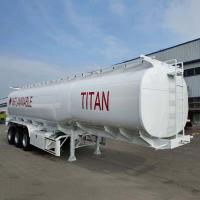 China 3 Axle 35000/40000 Liters Fuel Transport Tanker Trailer for Nigeria for sale