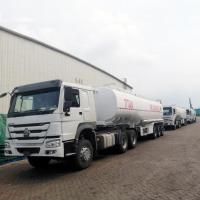 China 3 Axle 45000 Liters Petrol Fuel Tanker Semi Trailer for Senegal for sale