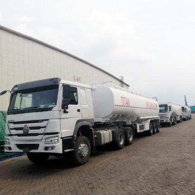 China 3 Axle 45000 Liters Petrol Fuel Tanker Semi Trailer for Senegal for sale