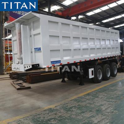 China 3 Axle 80 Tons Heavy Duty Tipper Dump Truck Trailers for Sale for sale