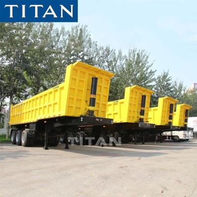 China Used and New Tri Axle Tractor Tipper Dump Truck Trailers for Sale for sale