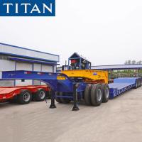 China 150 Ton Removable Gooseneck Lowboy Trailer with Dolly for Sale for sale