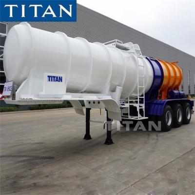 China 3 Axle 45000L Acid Tanker Chomical Semi Trailer for Sale Price for sale