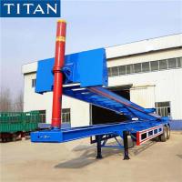 China Heavy Duty 40ft Container Dump Tipper Tailer Chassis for Sale for sale