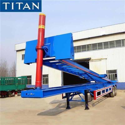 China Heavy Duty 40ft Container Dump Tipper Tailer Chassis for Sale for sale
