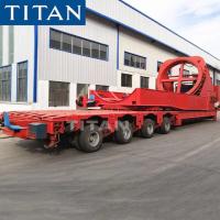 China Types of Wind Blade Windmill Turbine Tower Transporter Trailers for sale