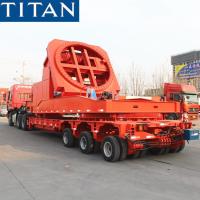China Types of Wind Blade Windmill Turbine Tower Transporter Trailers for sale