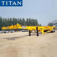 China Multi Function Skeletal Skeleton Semi Trailer 40ft Container Chassis for Sale for sale