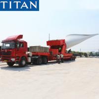China Wind Turbine Tower Transport with Balde Rotor Adapter Windmill Blade Trailer for sale