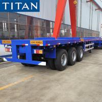 China 24m 3 Axle Telescopic Long Vehicle Extendable Flatbed Trailer for sale
