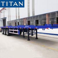 China 3 Axle Extendable Flatbed Trailer 24M Telescopic Trailers for Sale for sale