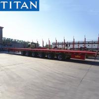 China 62m Telescopic Trailer Extendable Semi Trailer for Windmill Blade Transportation for sale