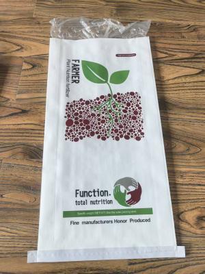 China Gravure Printing PP Woven Fertilizer Bag 60x82x15cm With Air Permeability Bopp Woven Bags for sale