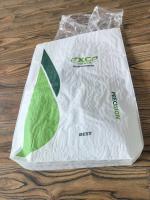 China Industrial Agriculture PP Woven Organic Fertilizer Packaging Bags 60x82x15cm With Heat Seal And Heat Cut Handle for sale