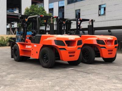 China 45-90 Degree Tilt Angle Counterbalance Forklift Container Forklift With 3000mm Mast Lifting Height for sale