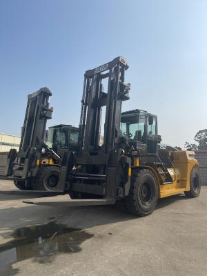 China Solid Pneumatic Tiretype Heavy Lift Forklift Providing 3600mm Wheelbase and 42000kgs Service Weight Optimized for Industrial for sale