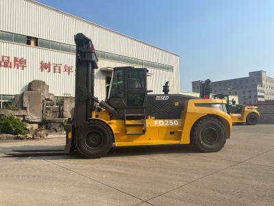 China 3600mm Wheelbase Heavy Lift Forklift Offering High Speed and 2500mm Turning Radius Enhancing Load Transport Capabilities for sale