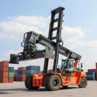 China Load sensing hydraulic system container forklift featuring 6 meters lift height designed for container transport and loading tasks for sale