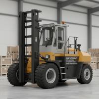 China Heavy Lift Forklift Rated Load 12000KG Maximum Speed 25 Kmh Durable Industrial Vehicle for Material Transport and Loading for sale
