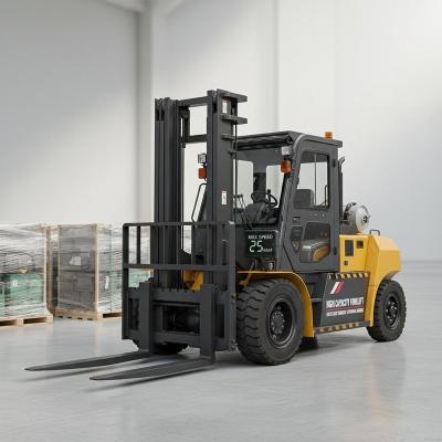 China Product High Capacity Forklift Maximum Speed 25 Kmh Suitable for Heavy Load Transport and Material Handling Applications for sale
