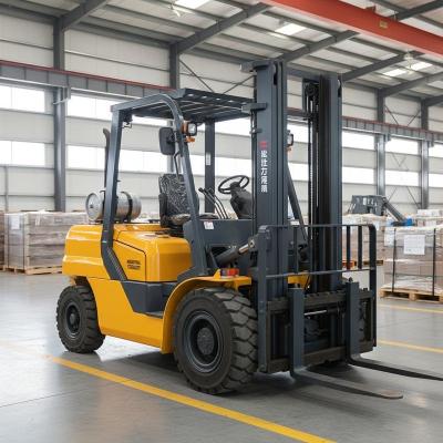 China Product Heavy Load Forklift Electric Diesel Gasoline Power Source Engineered for Robust Industrial Material Handling Tasks for sale