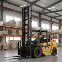 China 5000mm Mast Lifting Height Heavy Lift Forklift Rated Capacity 16000kgs Electric Diesel Gasoline Power Source Heavy Load Handling Equipment for sale