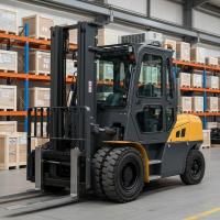 China Full Closed Cabin With AC Heavy Duty Forklift Customized OEM Powerful Lifting Capacity for Heavy Industrial Applications for sale