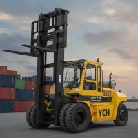 China 28 Ton Timber Yard Heavy Duty Forklift Truck Handling Long Log Bundles for sale