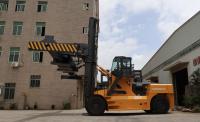 China 28 Ton Timber Yard Heavy Duty Forklift Truck Handling Long Log Bundles for sale