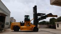 China 25 Ton Steel Plant Heavy Duty Forklift Truck Handling Hot Steel Coils Safely for sale
