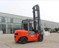 China FD40 4 Ton Diesel Powered Forklift With Bale Clamp for sale