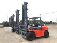 China FD70 6m 7 Ton Diesel Forklift Truck With Full Free Triplex for sale